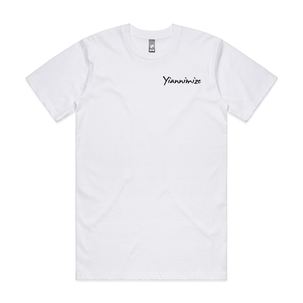 YIANNIMIZE T-SHIRT - White – Slam Sanctuary