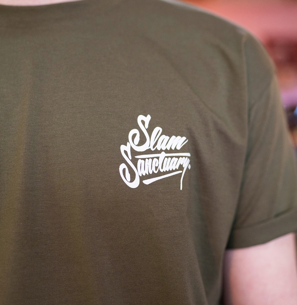 ESSENTIALS T-SHIRT - ARMY – Slam Sanctuary