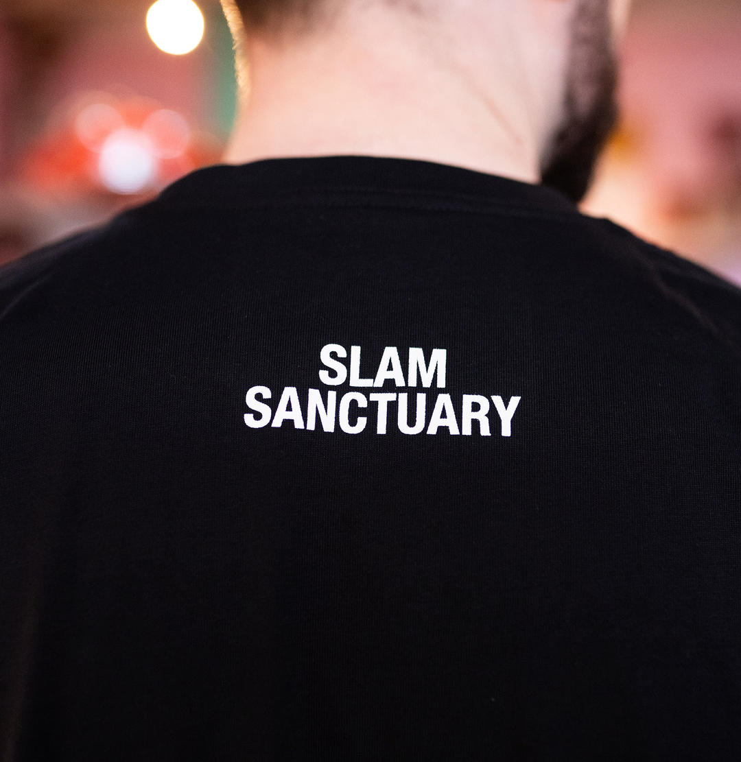 ESSENTIALS T-SHIRT - BLACK – Slam Sanctuary