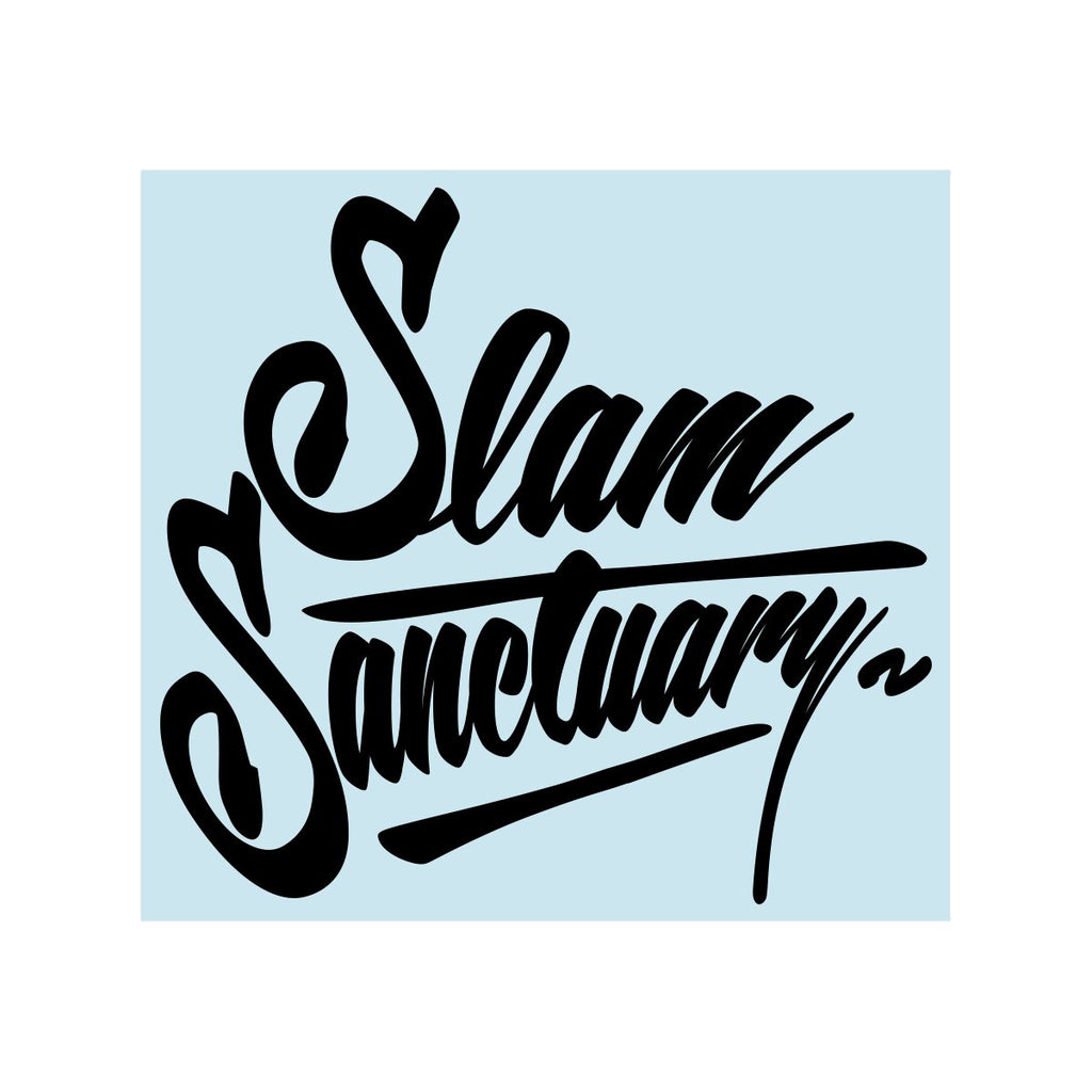 Logo Sticker - BLACK – Slam Sanctuary