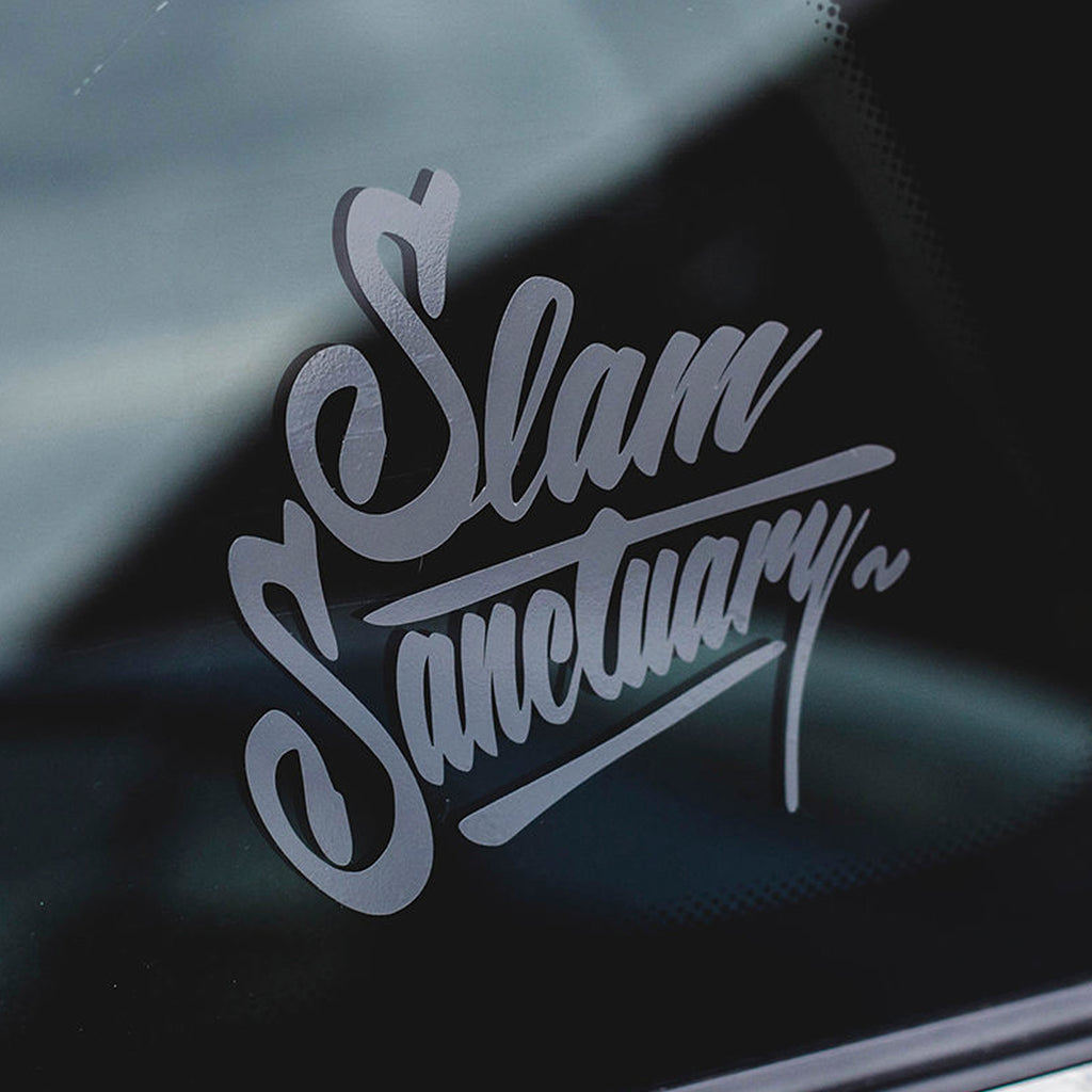 Logo Sticker - GREY – Slam Sanctuary