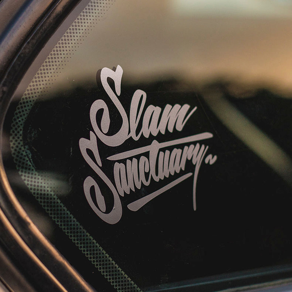 Logo Sticker - SILVER – Slam Sanctuary