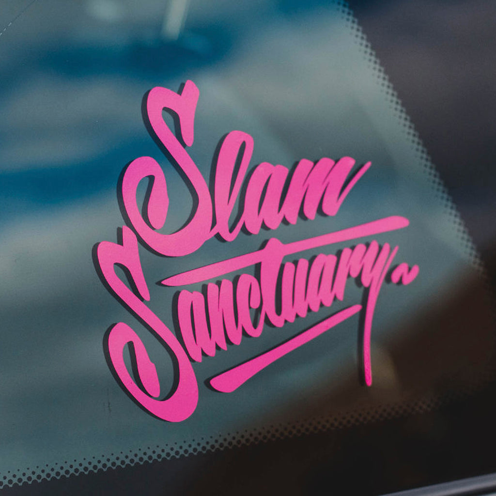 Logo Sticker - PINK – Slam Sanctuary